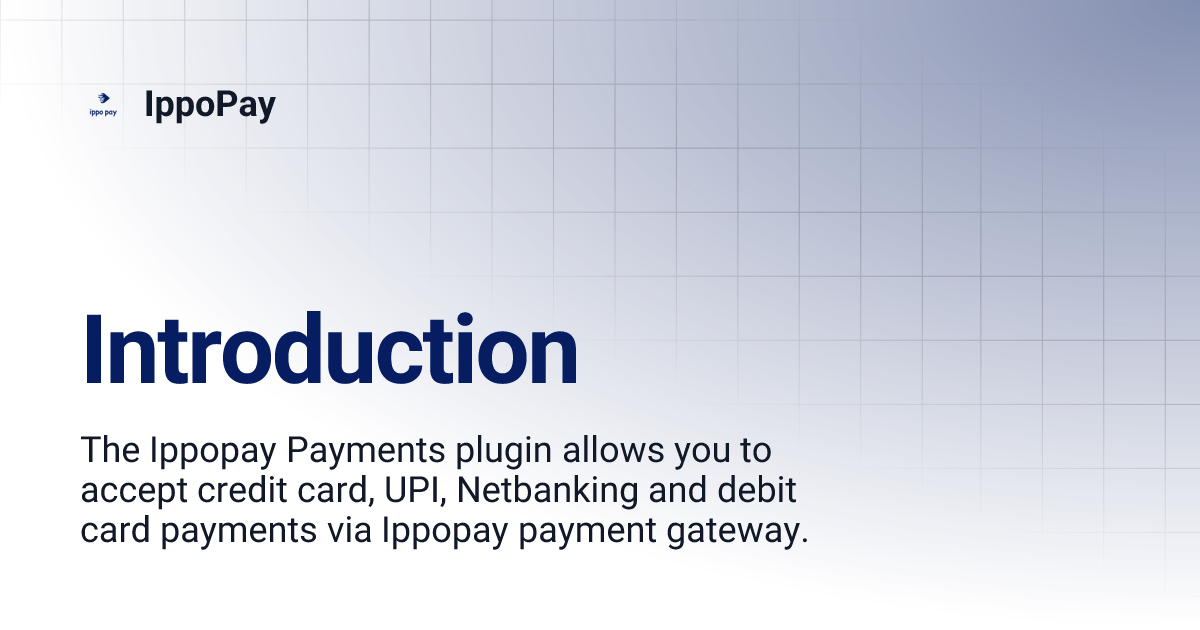 Introduction | IppoPay